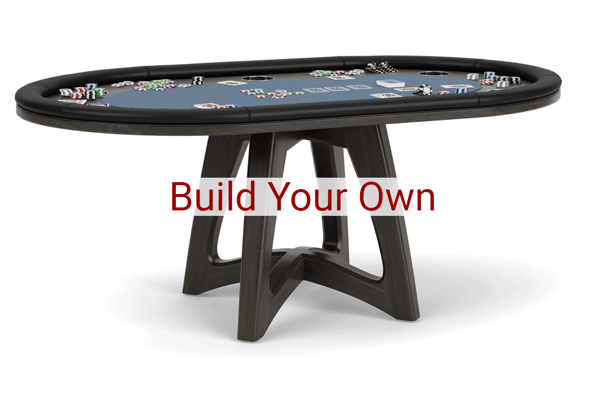 Build Your Own Custom 72" Oval Poker Table | Jack Game Room
