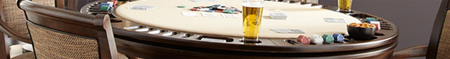 Reversible Poker Tables | Reversible Game Tables | Jack Game Room