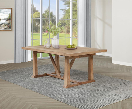 The Middleton - 106" Table Top, Box 1 of 2 - Natural Brown sold at ...
