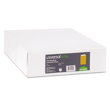 Essendant UNV40099 Peel Seal Strip Catalog Envelope, 10 x 13, Kraft ...