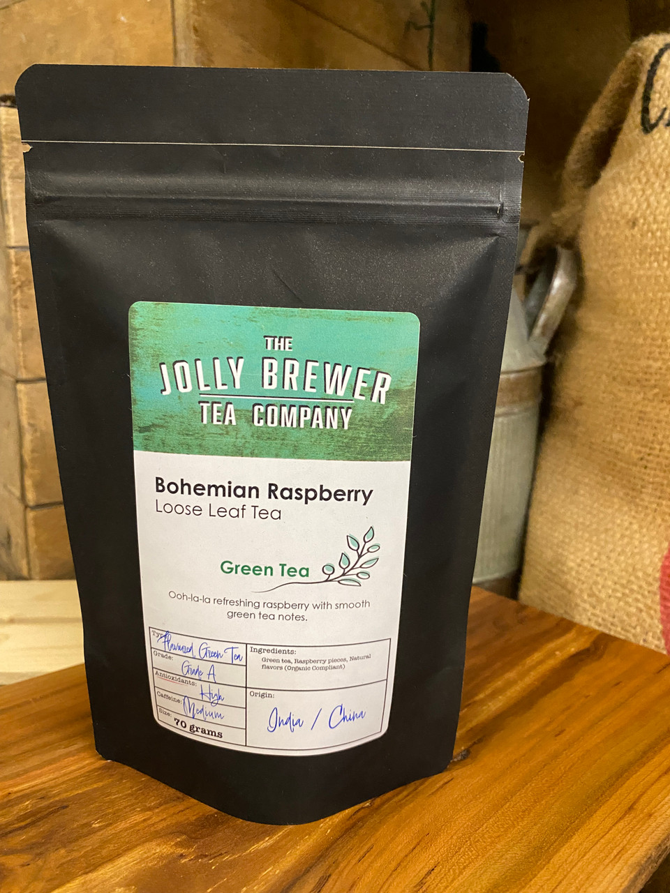 Bohemian Raspberry Loose Leaf Tea - The Creemore Coffee Company Inc.