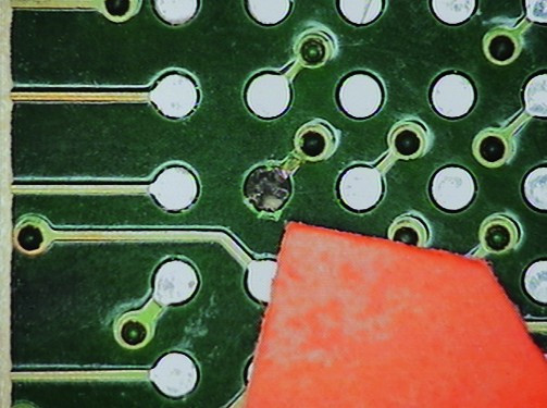 PCB pad repair kit for the repair of lifted and removed PCB pads ...