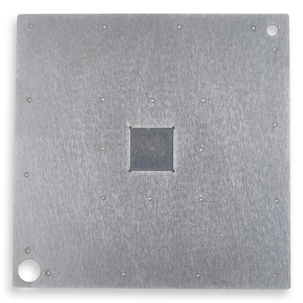 Component printing stencil for PCB rework and printing directly onto ...