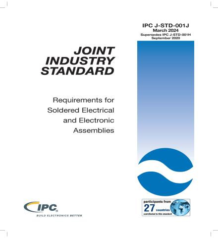 IPC-J-STD-001 - Revision J - Standard Only: Requirements for Soldered ...
