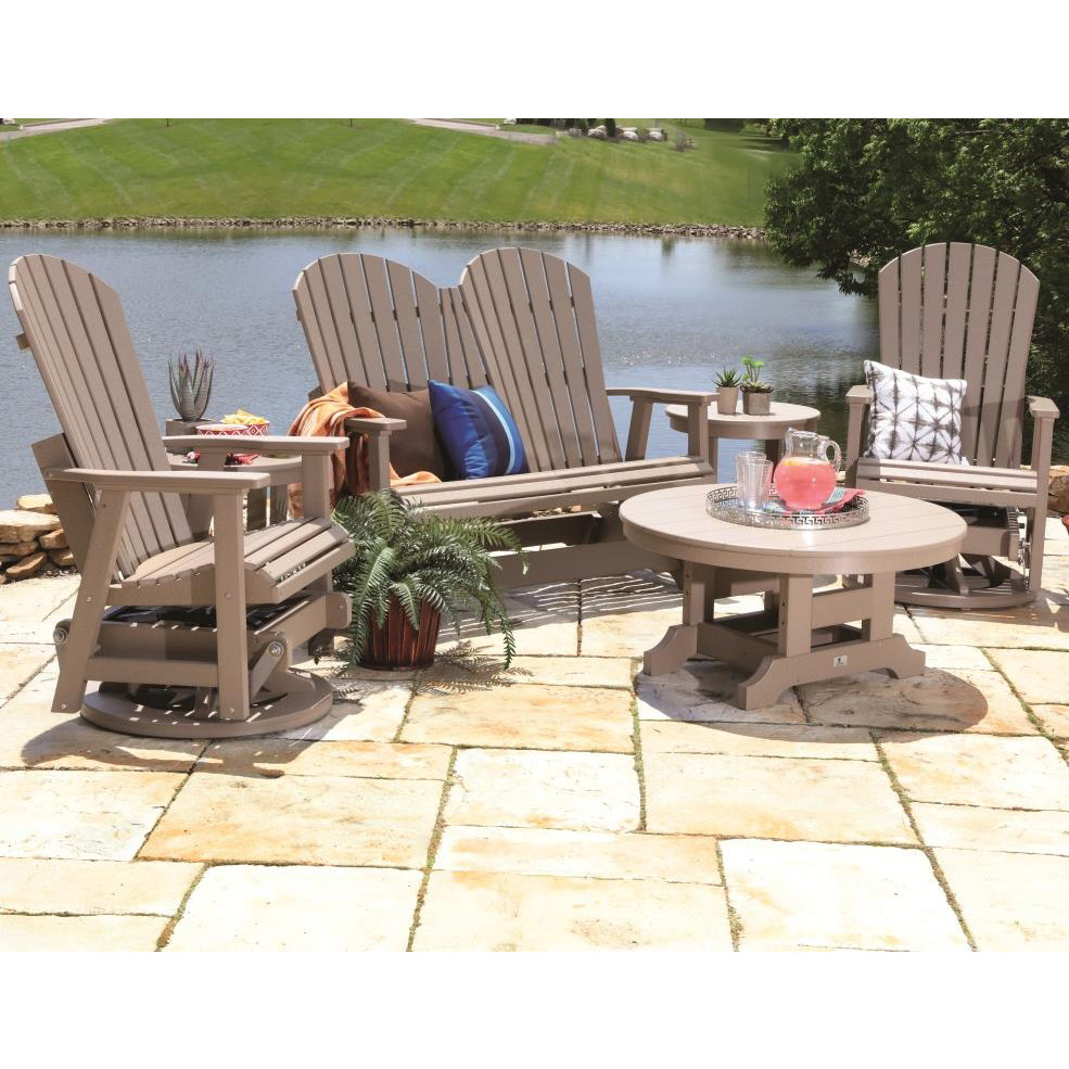 Berlin Gardens Comfo-Back Glider|Outdoor Resin Glider Rocker