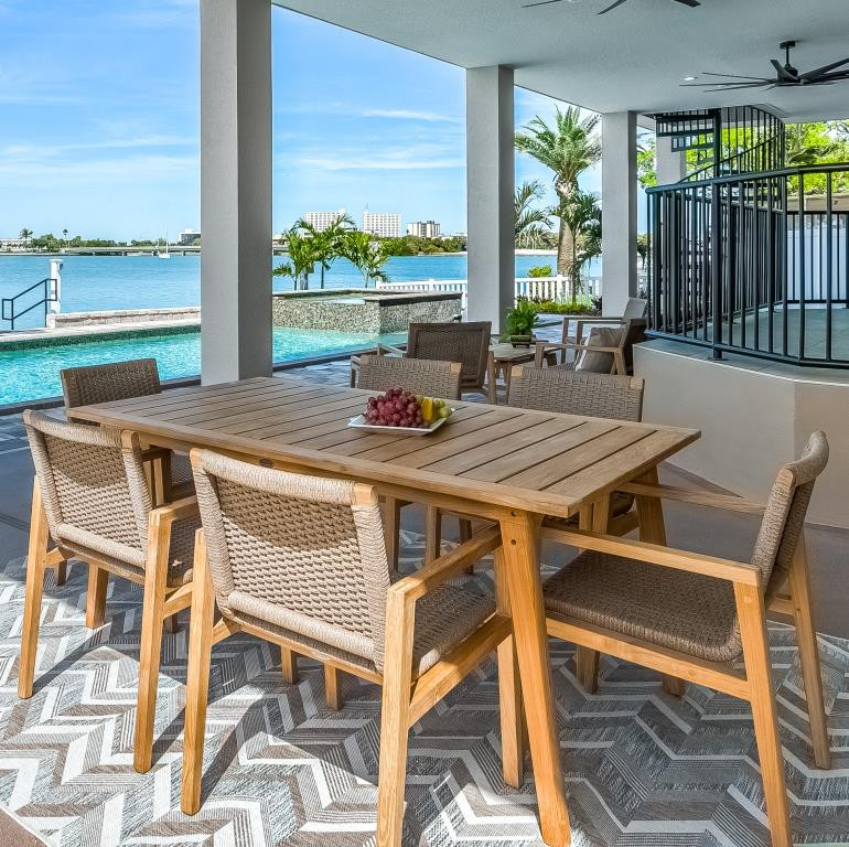 Teak Patio Tables | Outdoor Teak Tables - Round, Square & More