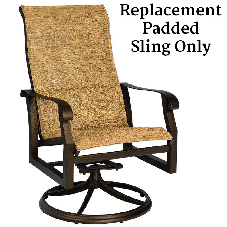 Woodard Cortland Swivel Rocking Dining Armchair Replacement Sling