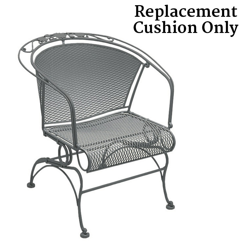 Woodard Briarwood Coil Spring Barrel Dining Chair Replacement Cushions Only