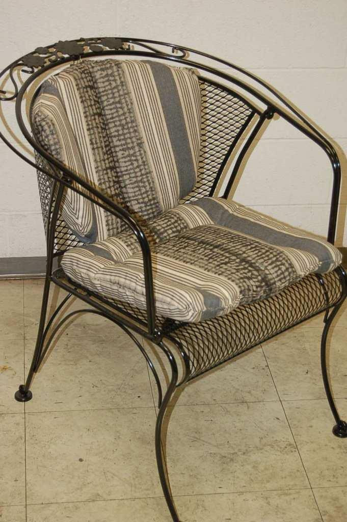 Woodard Briarwood Coil Spring Barrel Dining Chair Replacement Cushions Only