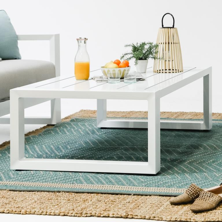 Sunset West Aluminum Newport 54" Coffee Table