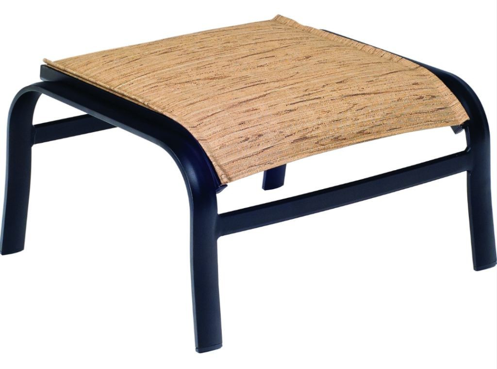 Woodard Aluminum Fremont Padded Sling Ottoman