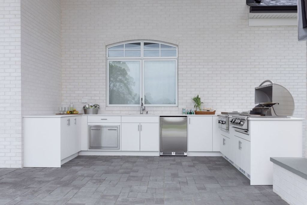 Agora by Berlin Gardens 4 Drawer Patio Kitchen Component