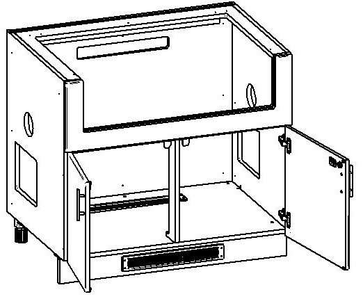 Agora - Berlin Gardens Grill Cabinet Patio Kitchen Unit