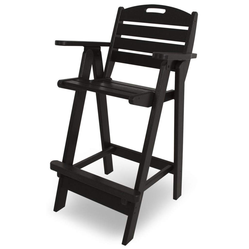 Nautical Bar Chair Height Nautical Curveback Adirondack Counter Chair