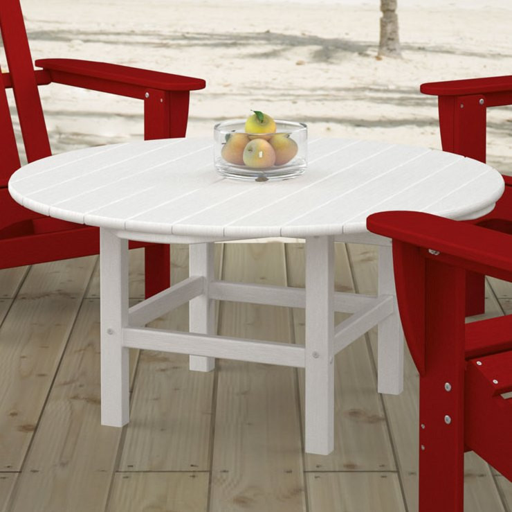 POLYWOOD® Round 38-Inch Conversation Table