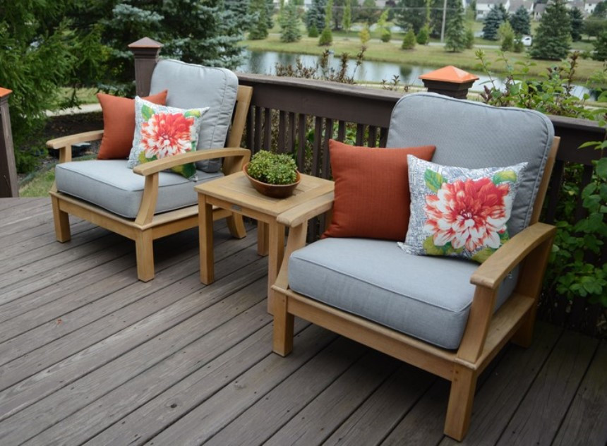 20-inch Tall Square Side Table|Outdoor Square End Table