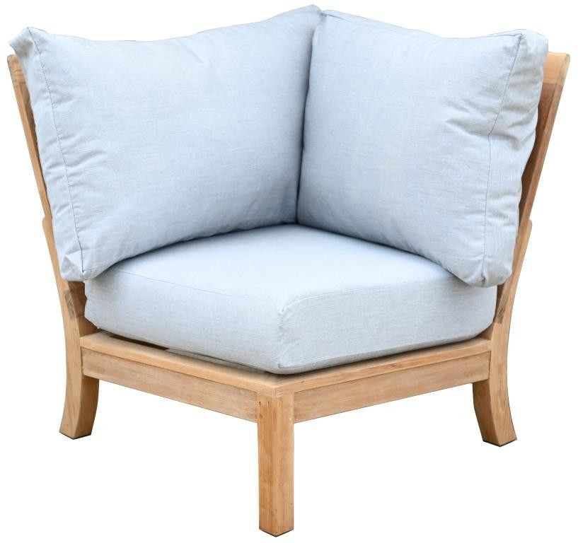 Teak Sectional Corner Chair | Garden Corner Chair by Three Birds