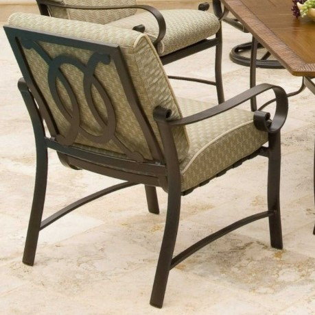 Woodard Belden Dining Armchair | Patio Dining Chairs for Sale
