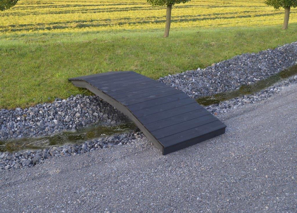 Standard Cedar Plank Garden Bridge