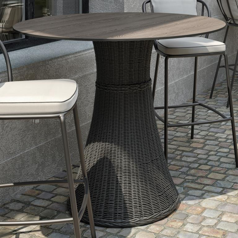All-Weather Wicker Bar Height Table| Patio Bar Tables for Sale