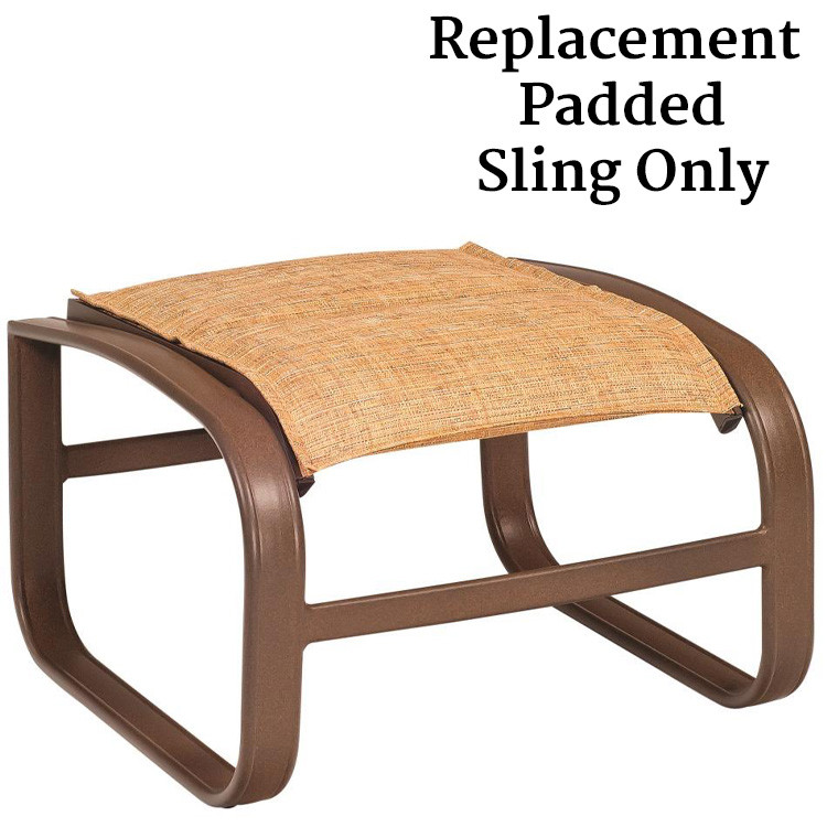 Woodard Cayman Isle Ottoman Replacement Padded Sling Only