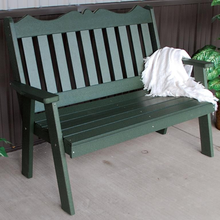Polyresin Marlboro Garden Bench | 4' or 5'