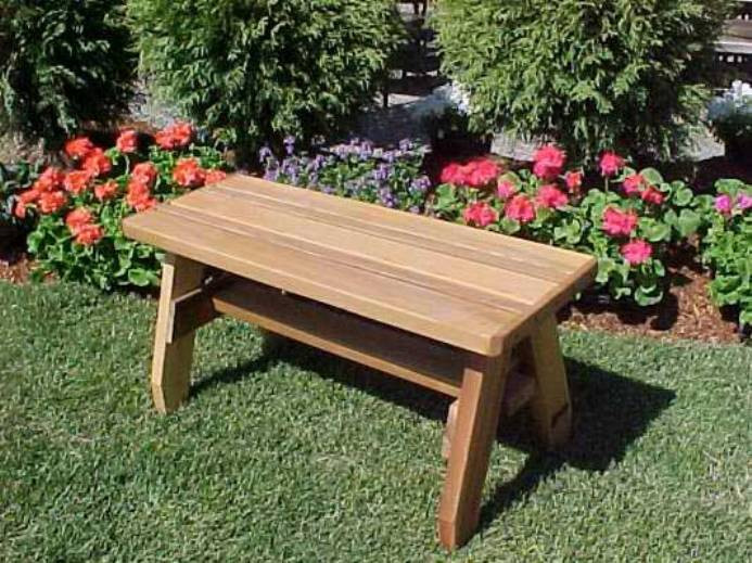 Designer Cedar Wood Potters Bench | Potting Storage Bench