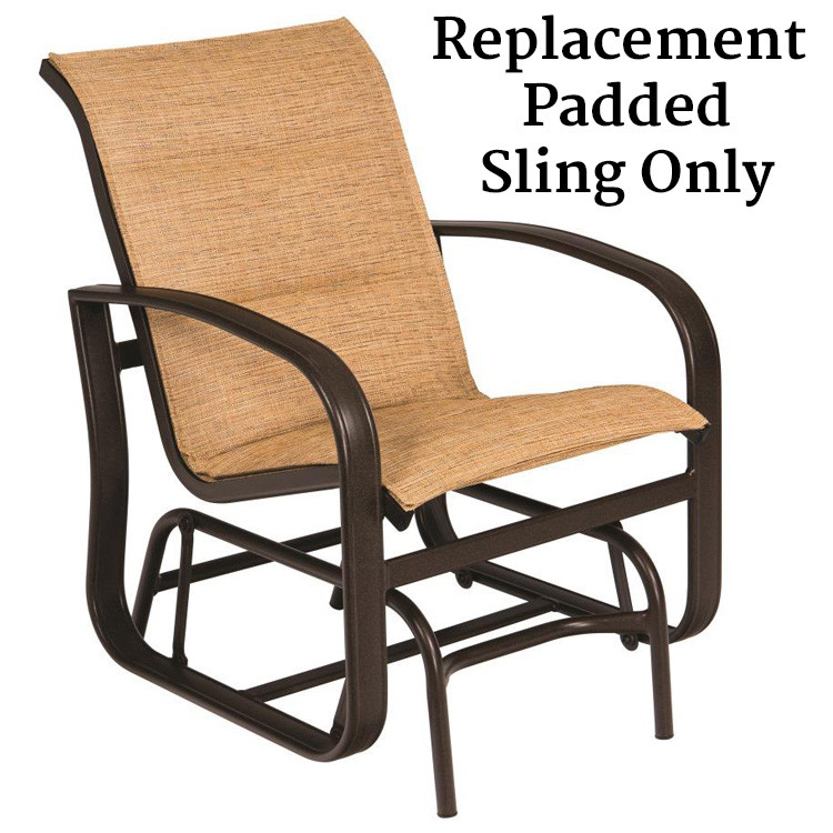 Woodard Cayman Isle High Back Dining Arm Chair Replacement Padded Sling ...