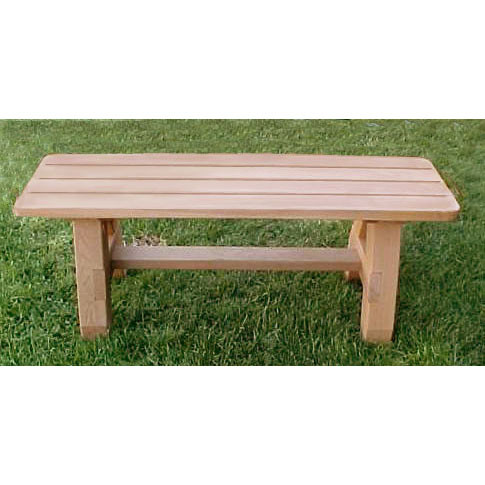 Cedar Villa Garden Bench - 4' or 5' Long