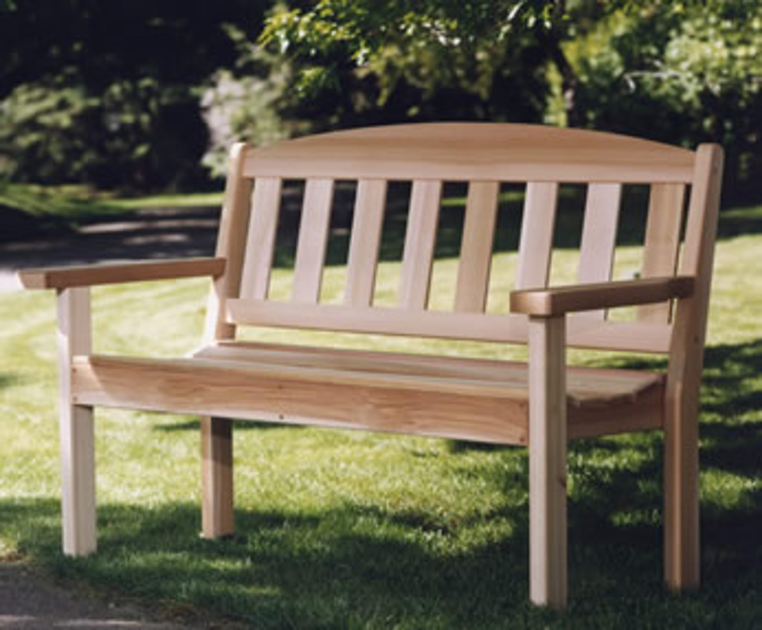 Cedar Garden Bench Kit
