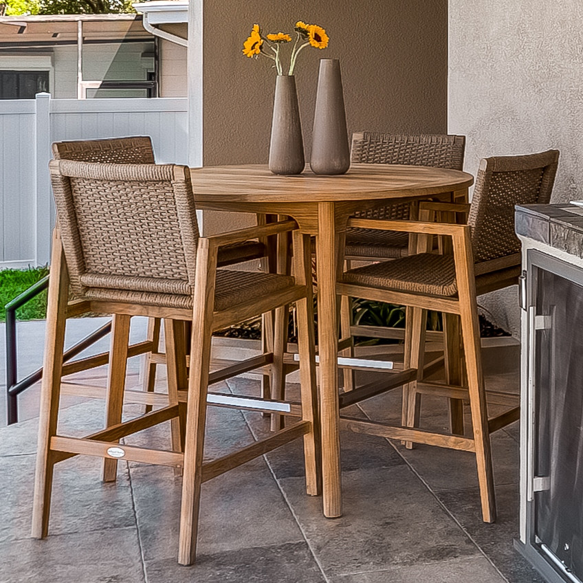 Outdoor Patio Counter-Height Dining Table & Chair Sets