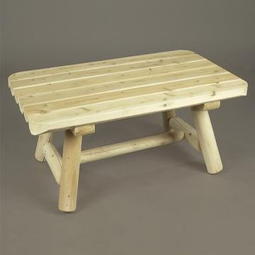 42" Log-Style Cedar Bistro Table