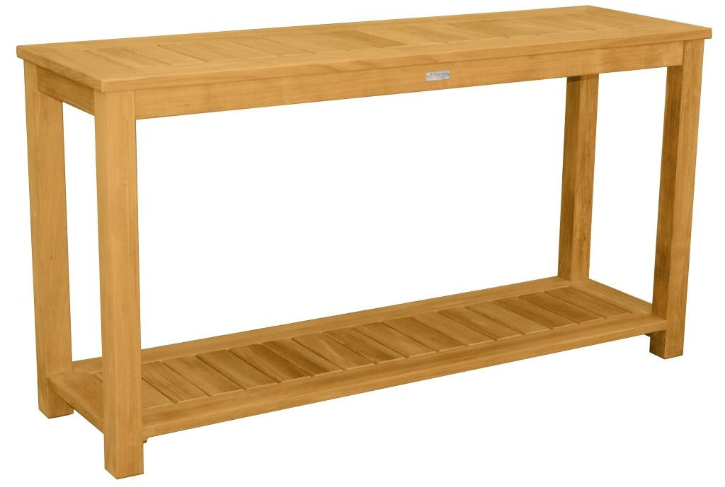 60" Wide Teak Console Table | Teak Entryway Table