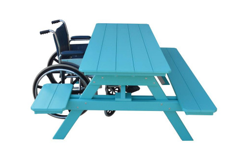ADA Compliant Picnic Table - Wheelchair Accessible Benches