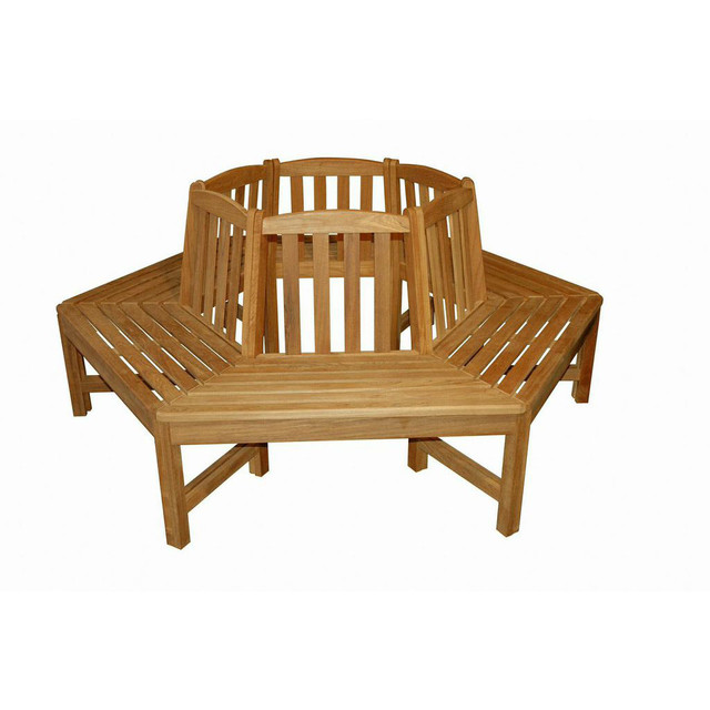 Tree Surround Bench Kit|5-Sided Wrap-Around Tree Bench Kit