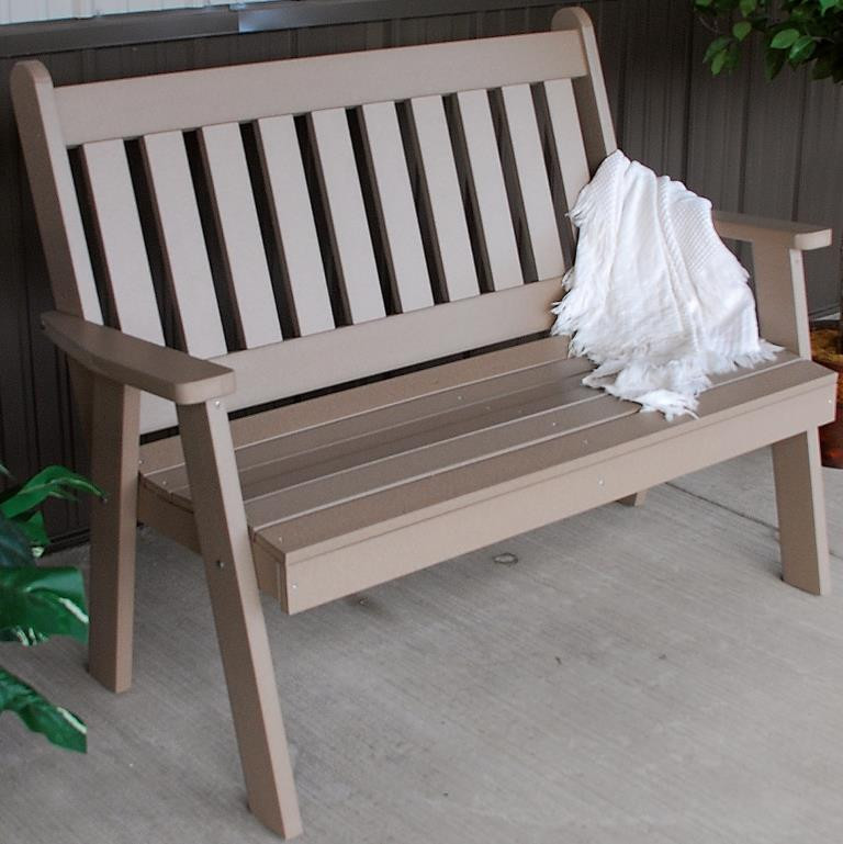 Polyresin Marlboro Garden Bench | 4' or 5'