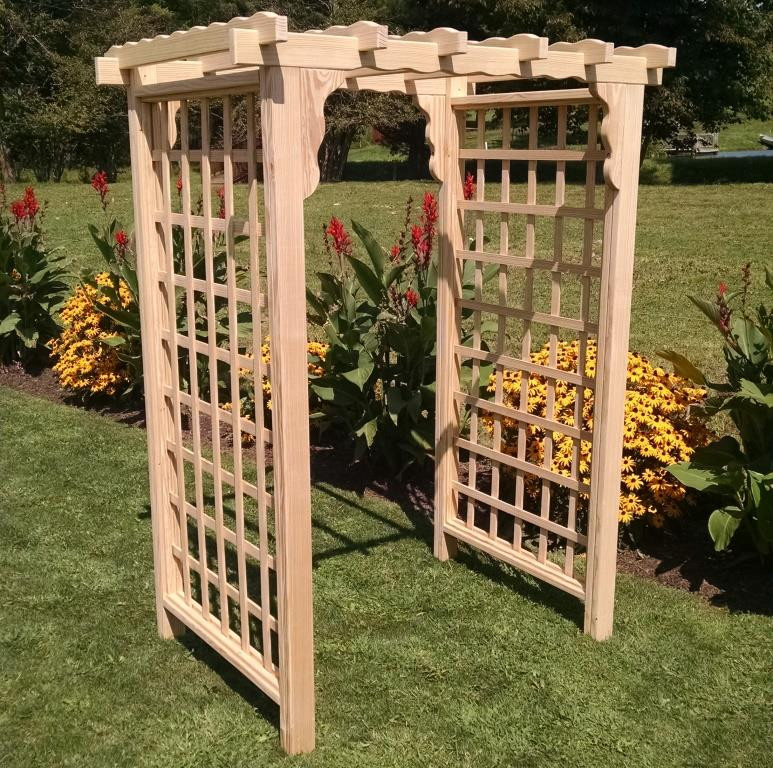 Cedar Wood Outdoor Garden Arbors | Backyard Arbors