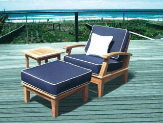 Miami Teak Deep Seating Group 6-Piece Set