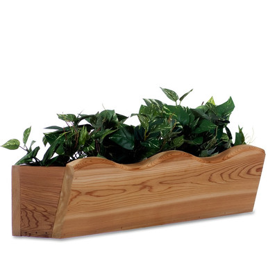 Scalloped Cedar Window-Box Planter Kit | DIY Window-Box