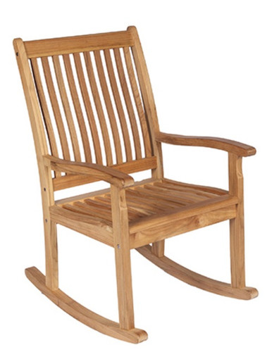 High Back Teak Rocking Chair for Sale|Outdoor Furniture Plus
