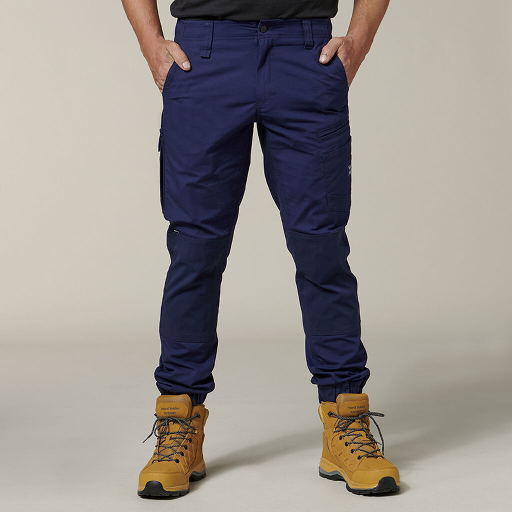 Hard Yakka Mens Raptor Cuff Pant Navy - Y02717NAV - Tool Kit Depot