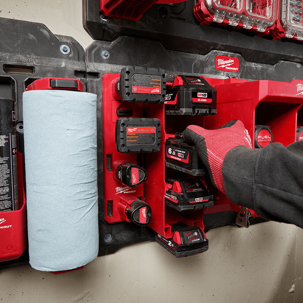 Milwaukee PACKOUT™ M18™ Battery Rack - 48228339 - Tool Kit Depot