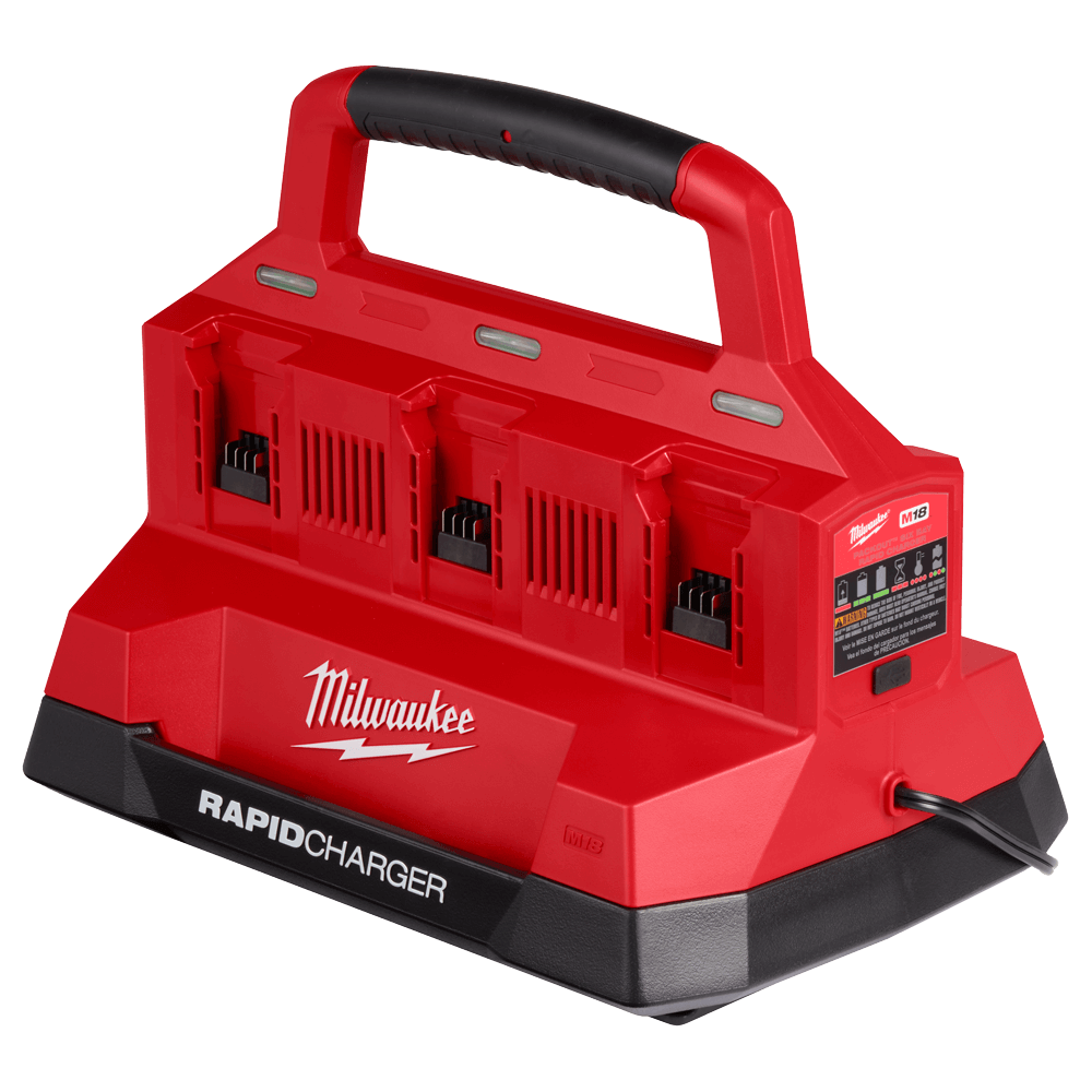 Milwaukee M18™ 6 Bay PACKOUT™ Rapid Charger - M18™PC6 - Tool Kit Depot