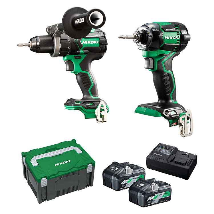 Hikoki 36V MultiVolt 2 Piece Brushless Combo Pack - KC36DC(HRZ)