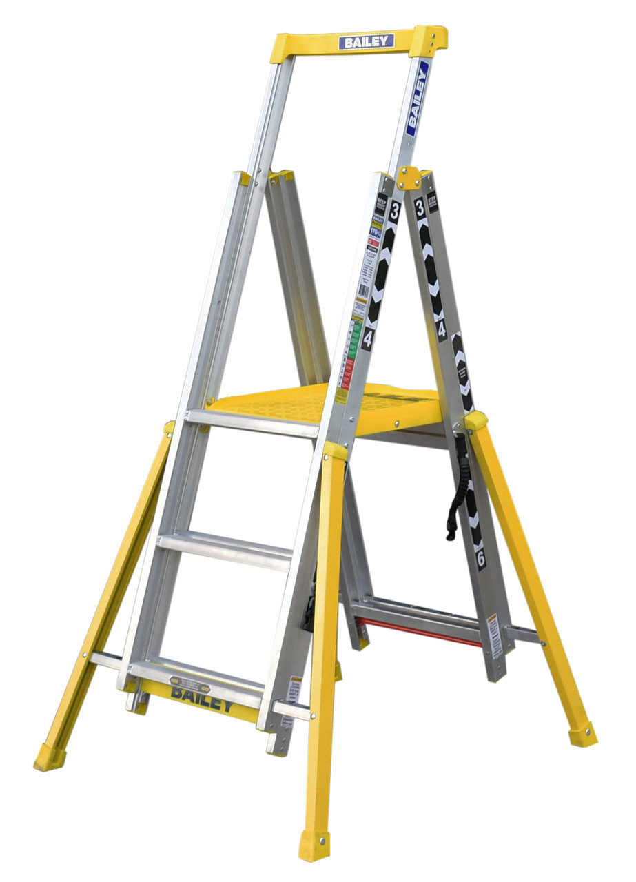 Bailey Platform Ladder Adjustable 170kg - FS13999 - Tool Kit Depot