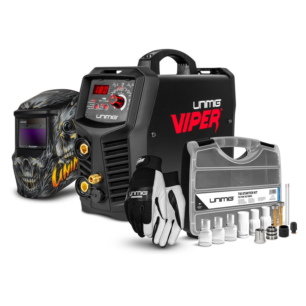 Unimig Viper 180 AC/DC MK Ii Bundle - PK11086 - Tool Kit Depot