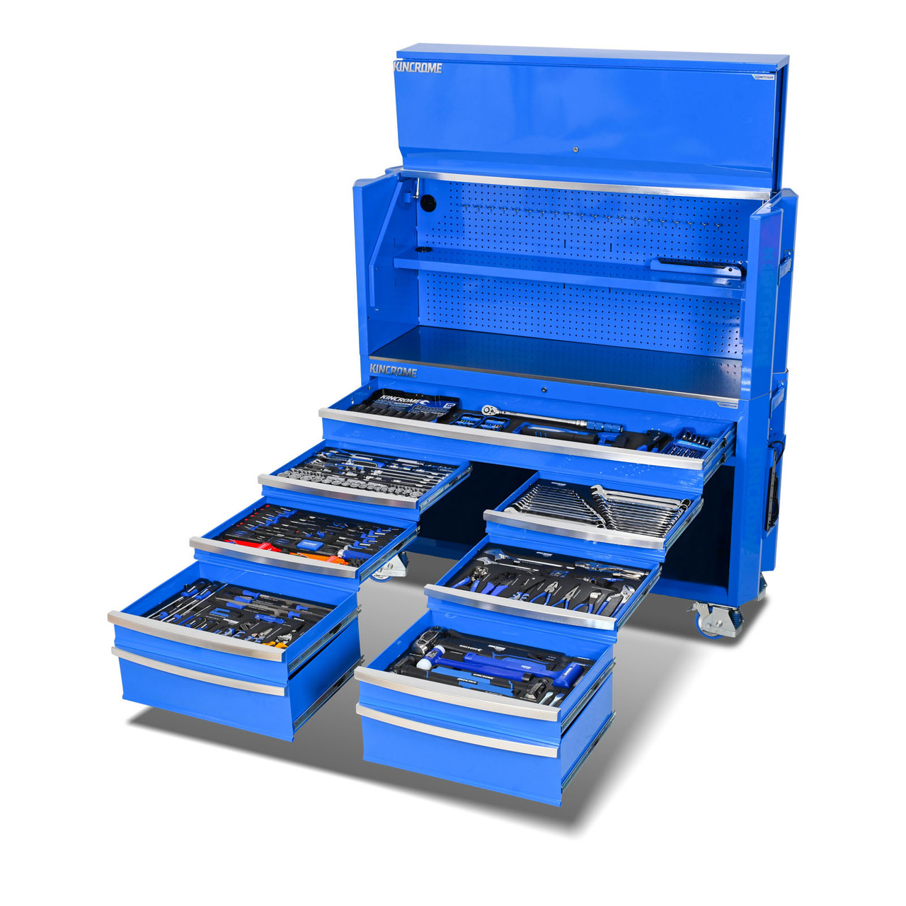 Kincrome Contour® Tool Kit Trolley 12 Drawer 60" 455 Piece - K1969 ...