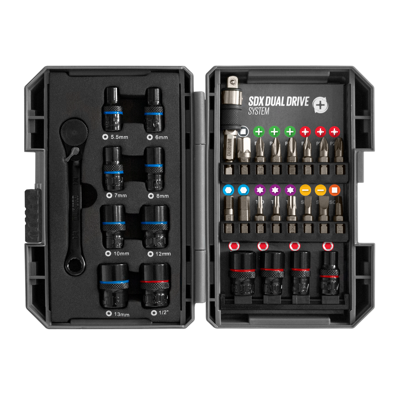 Durum Socket And Fastner Combo Set Multi Grip Sdx 29 Piecee Db904