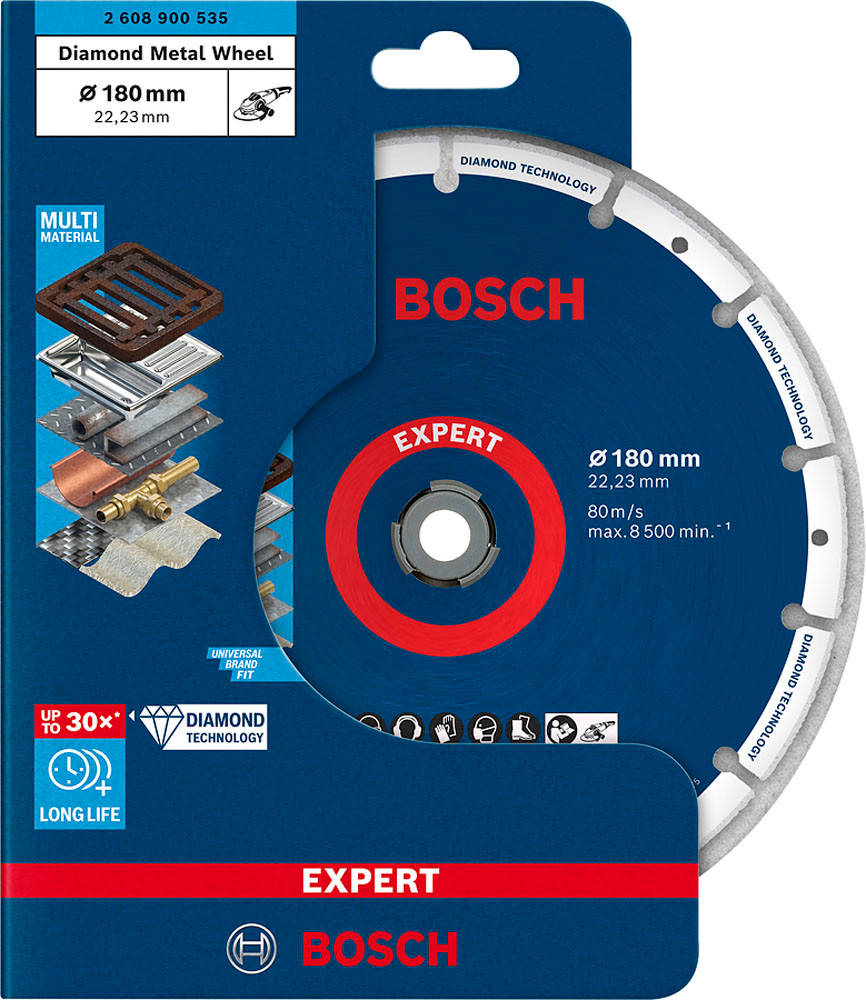 Bosch Expert Diamond Cutting Disc Metal 180mm - 2608900535 - Tool Kit Depot