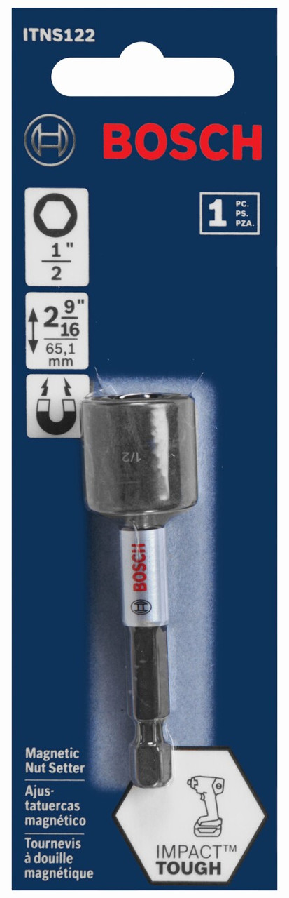 Bosch Impact Nutsetter 1/2" 65mm - 2610039657 - Tool Kit Depot